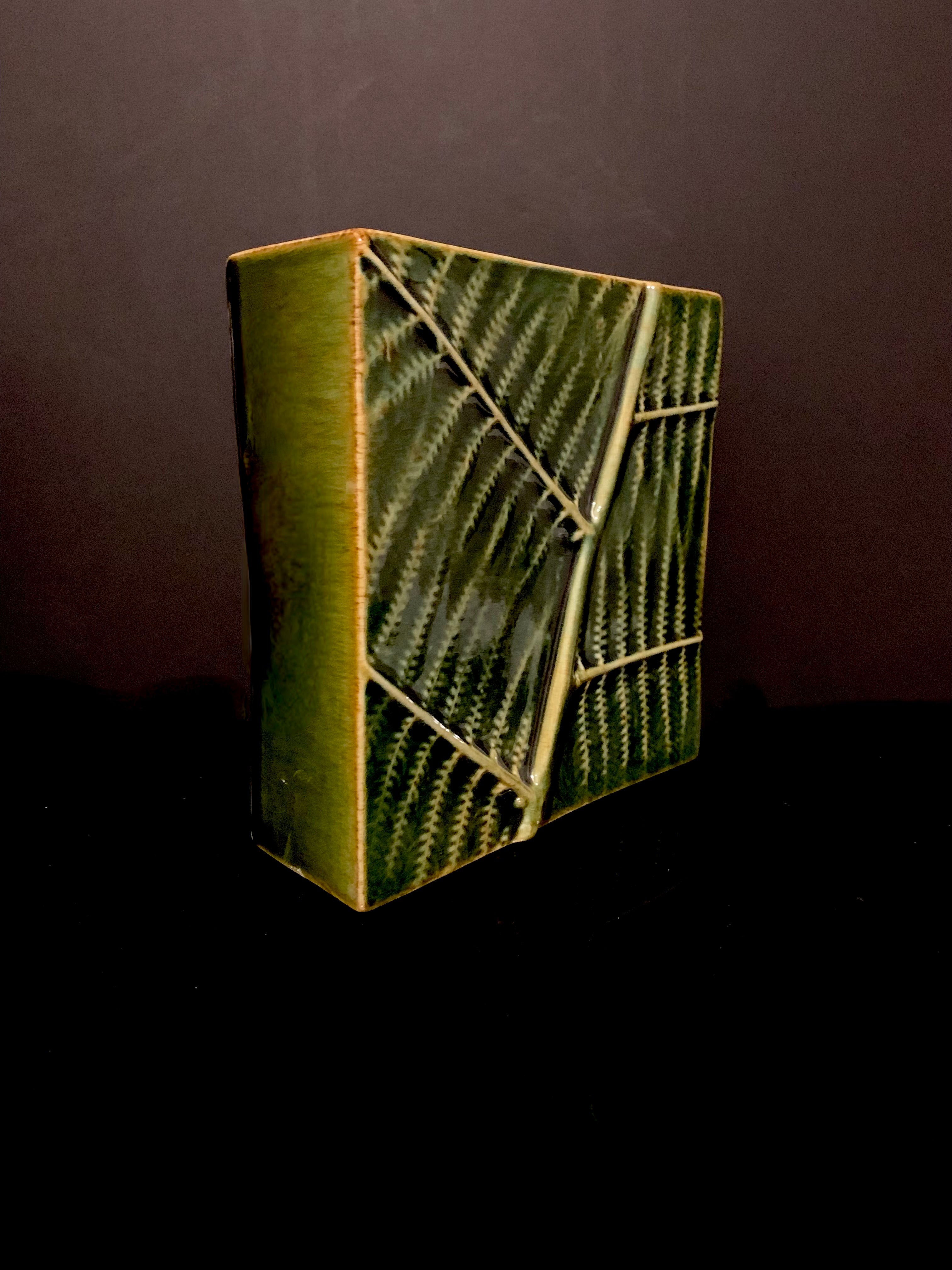 Ceramic Pottery New Zealand Ponga Frond Wall Art by Bob Steiner ...
