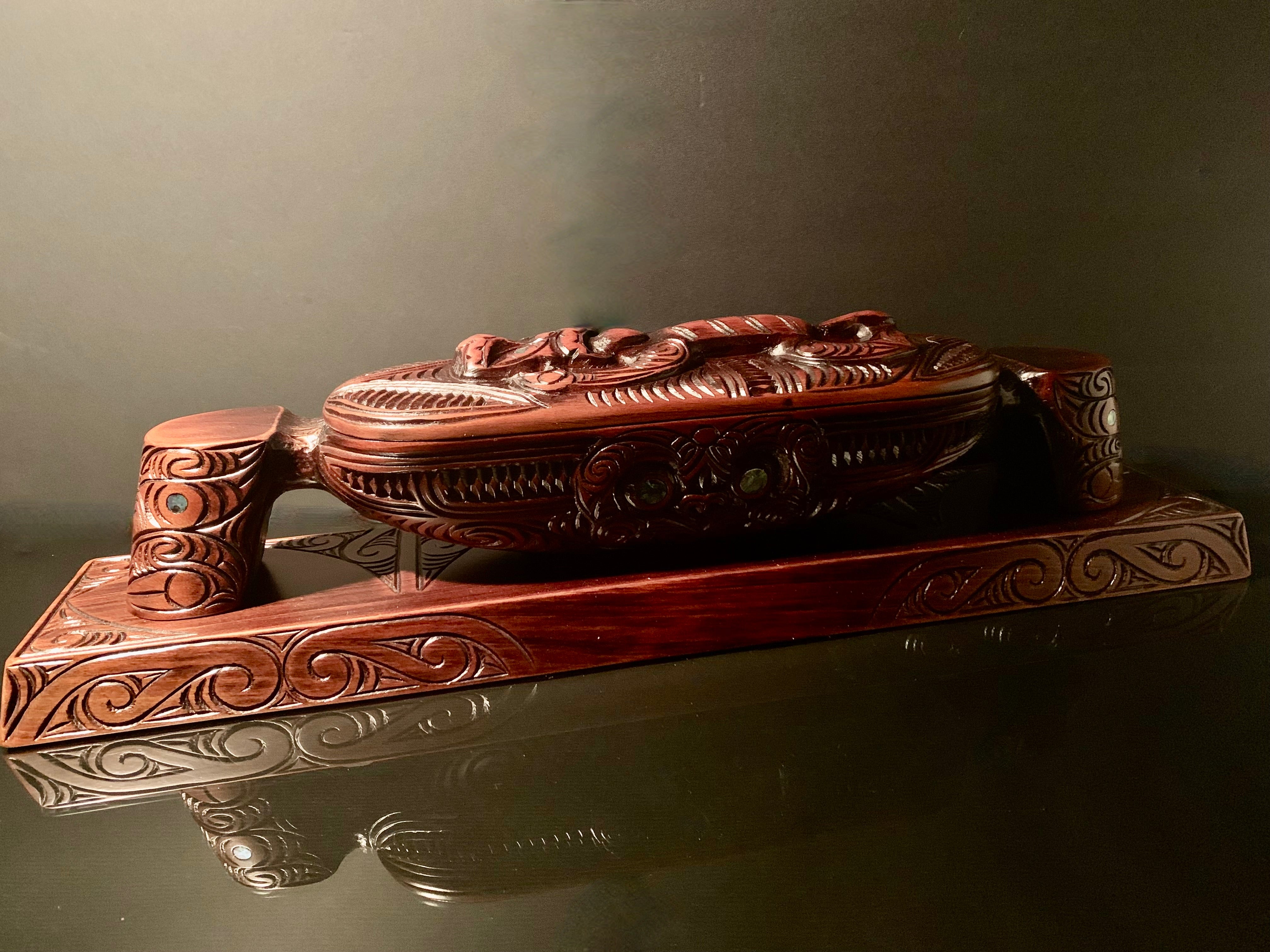 Wooden Boxes - Jewellery boxes - Papa Hou - Waka Huia – silverferngallery