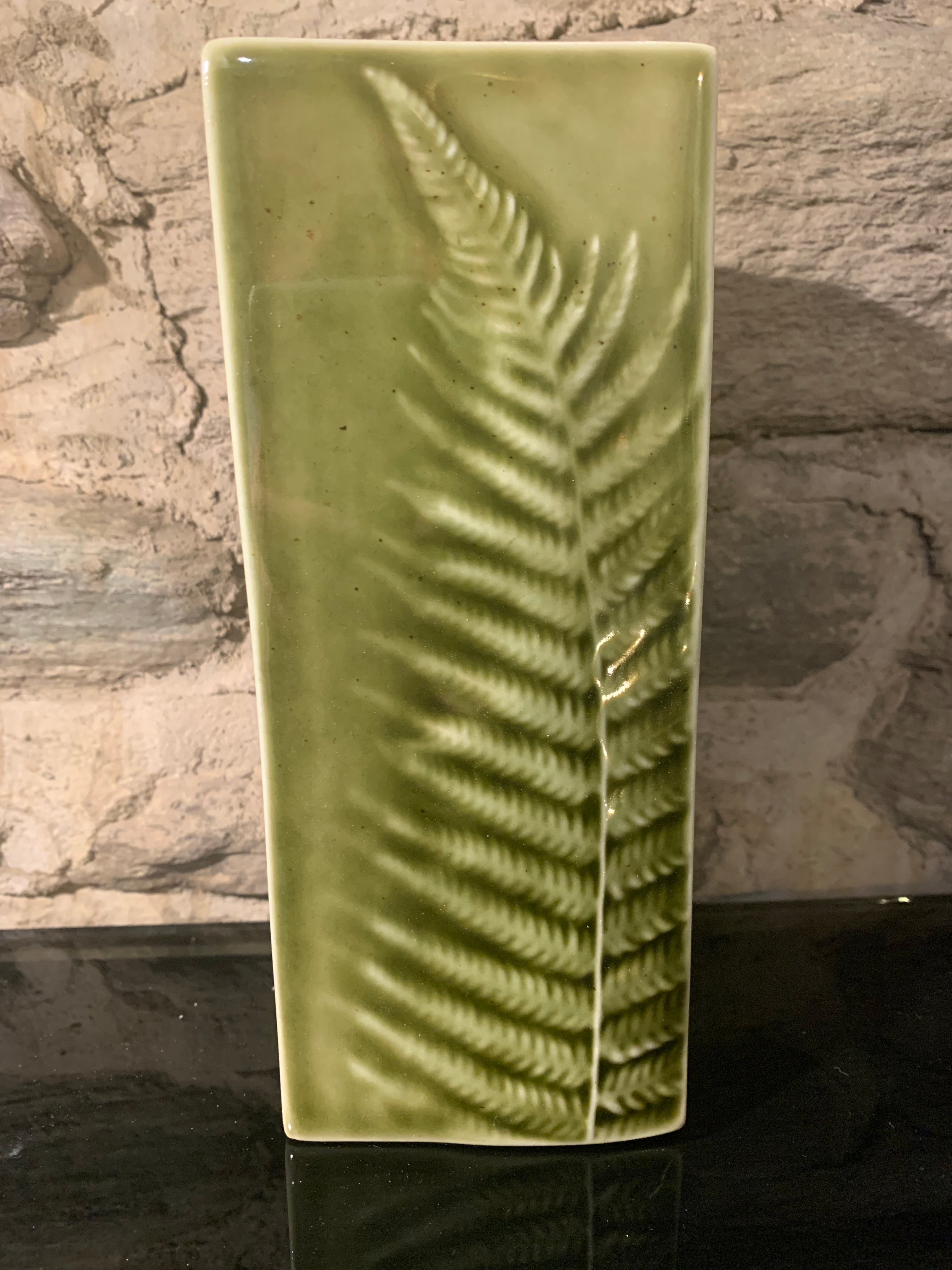 Ceramic Wall Art Tile - Fern design (left) - by Bob Steiner ...
