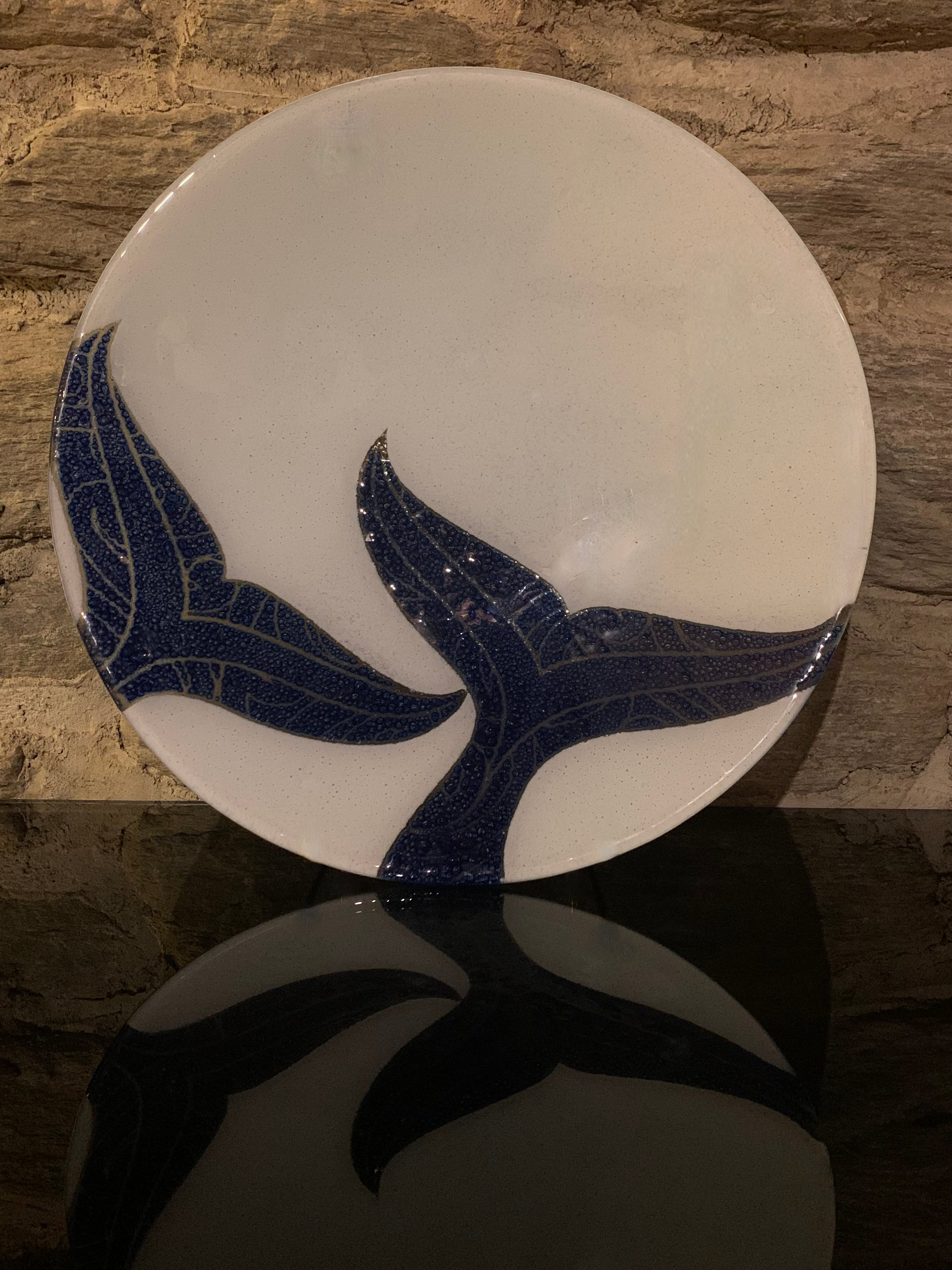 Glass Bowl Whale Tail | Made in New Zealand | Maori Design ...