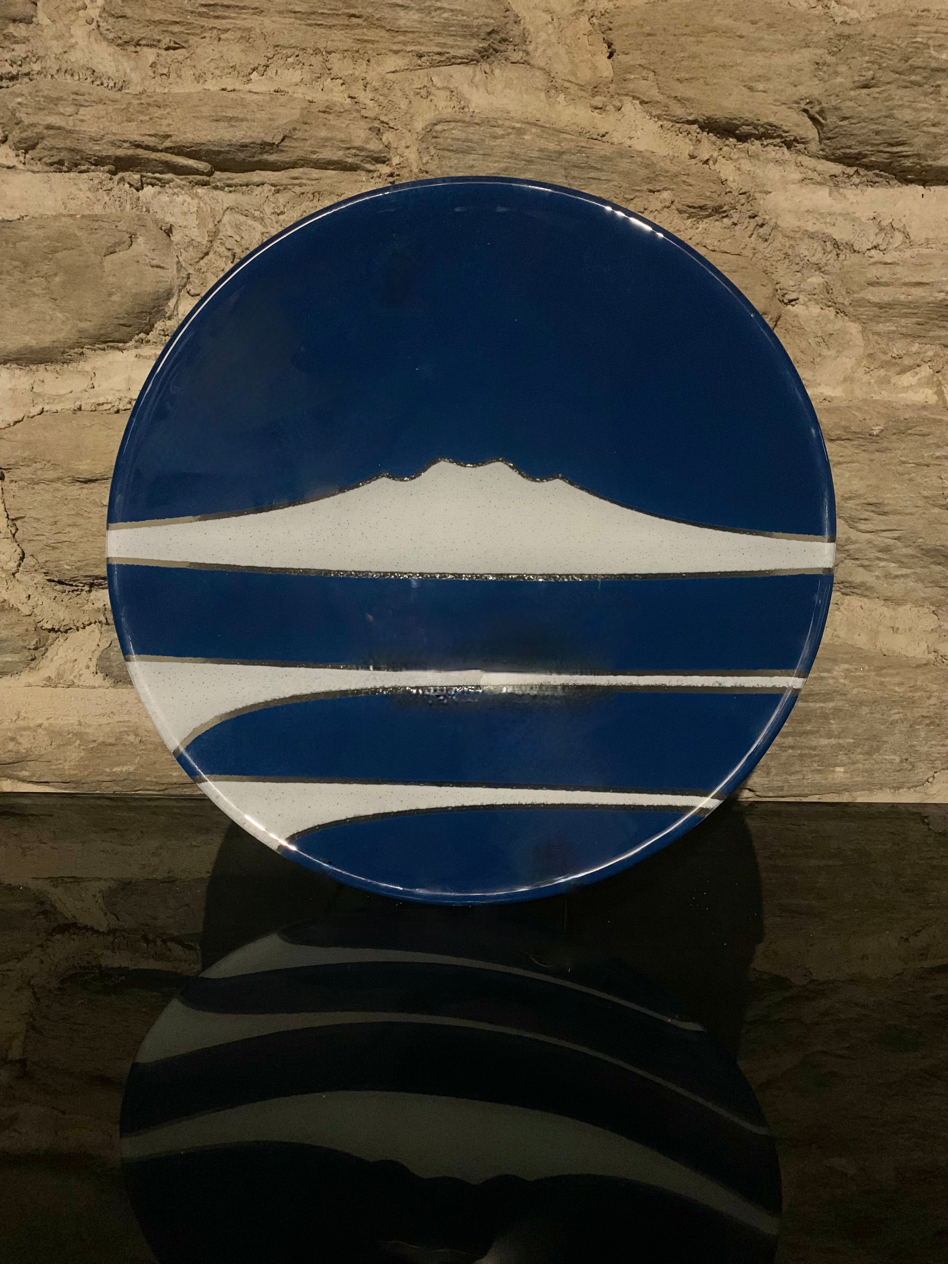 Glass Bowl | Te Maunga | Made in NZ | Maori design – silverferngallery