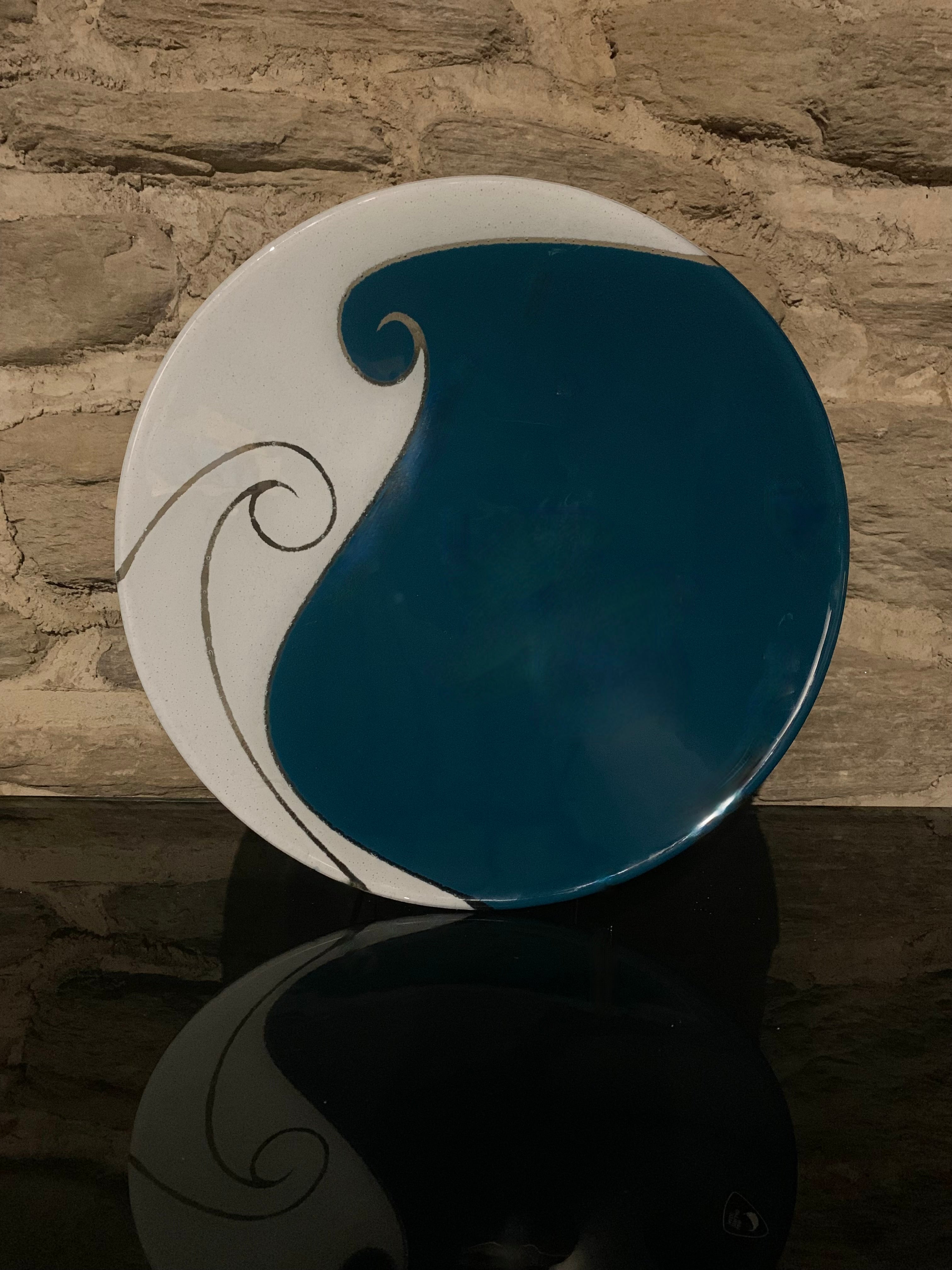 Glass Bowl | Koru | Made in New Zealand | Maori design – silverferngallery