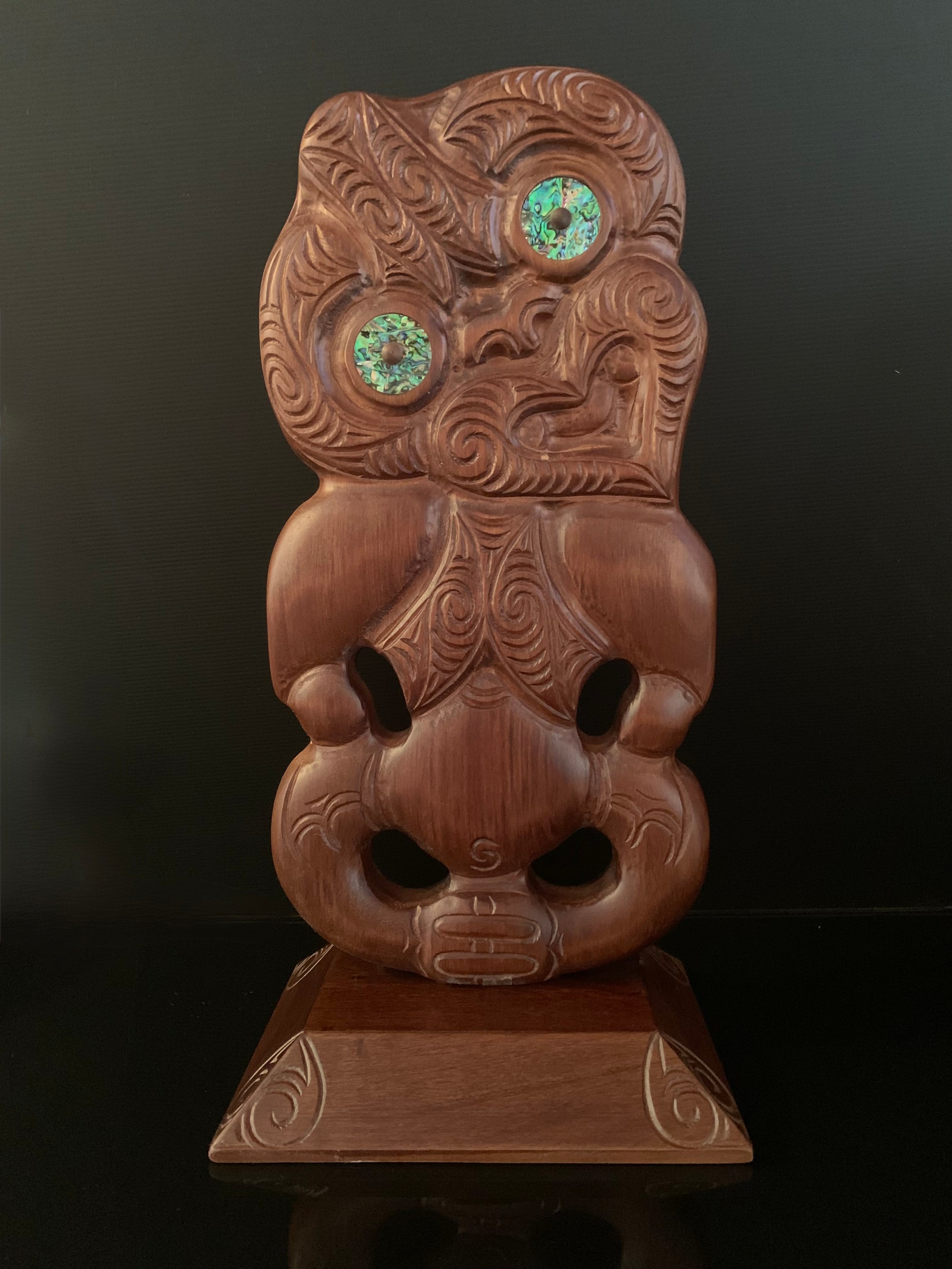 Carved Tiki 50cm – silverferngallery