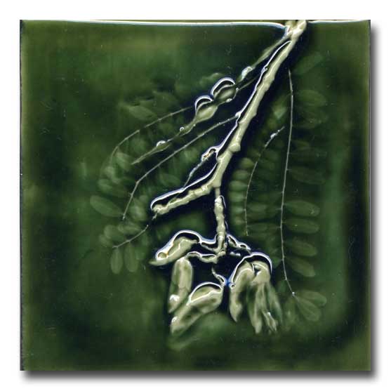 Ceramic Art Tile by Porteous Tiles - Kowhai Design – silverferngallery