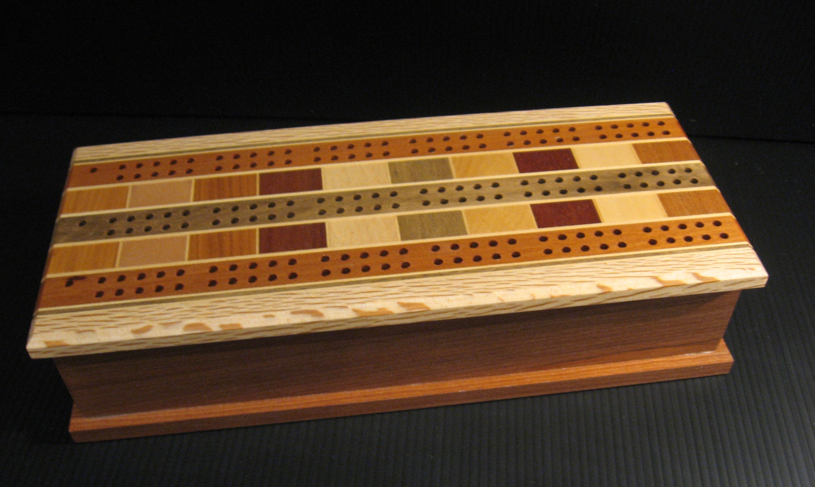 Wooden Cribbage Box Made in New Zealand – silverferngallery
