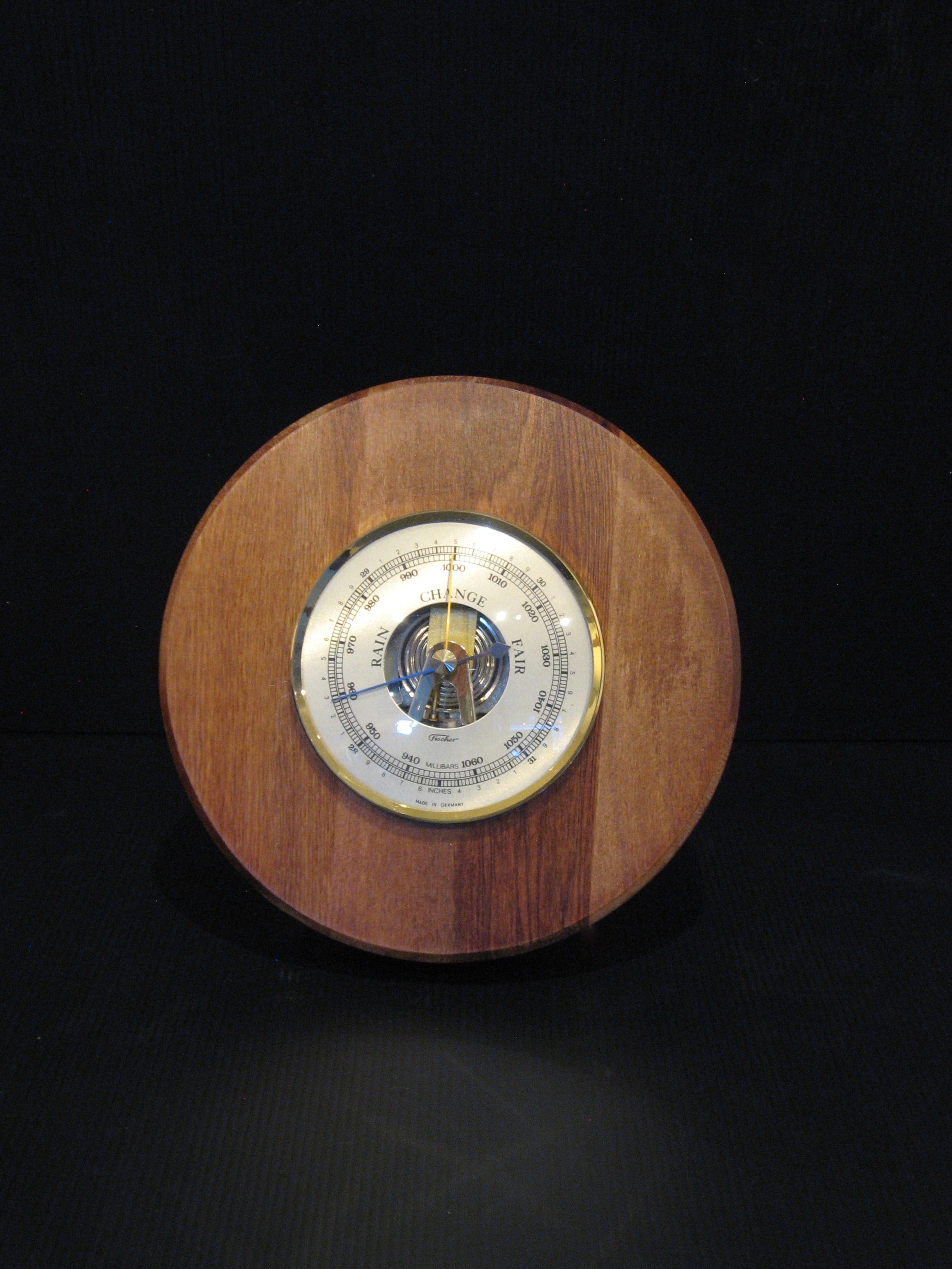 Small Wooden Rimu Wood Barometer Made In New Zealand – silverferngallery