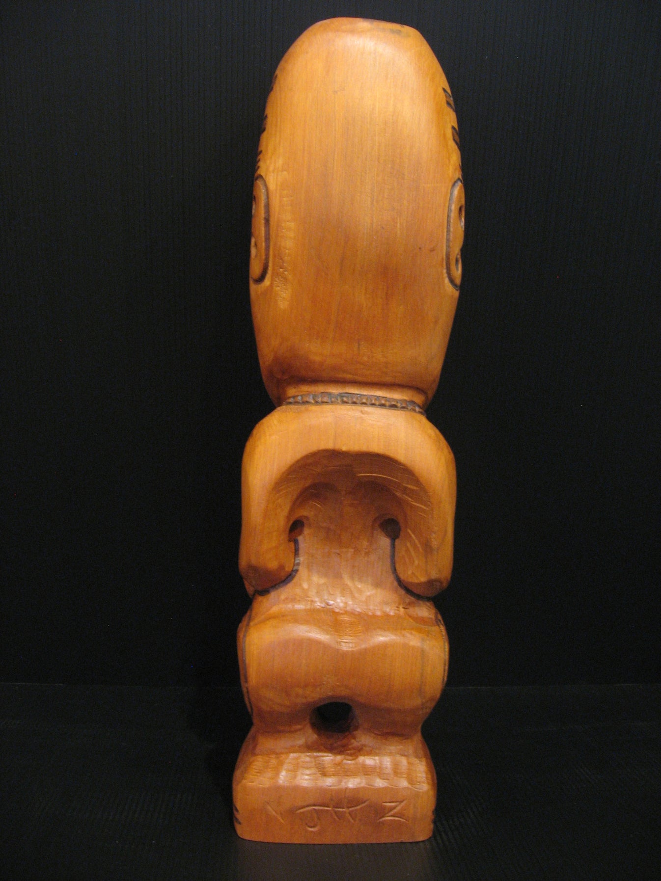 Maori Wood Carving Teko Teko Maniapoto Iwi Tribe – silverferngallery