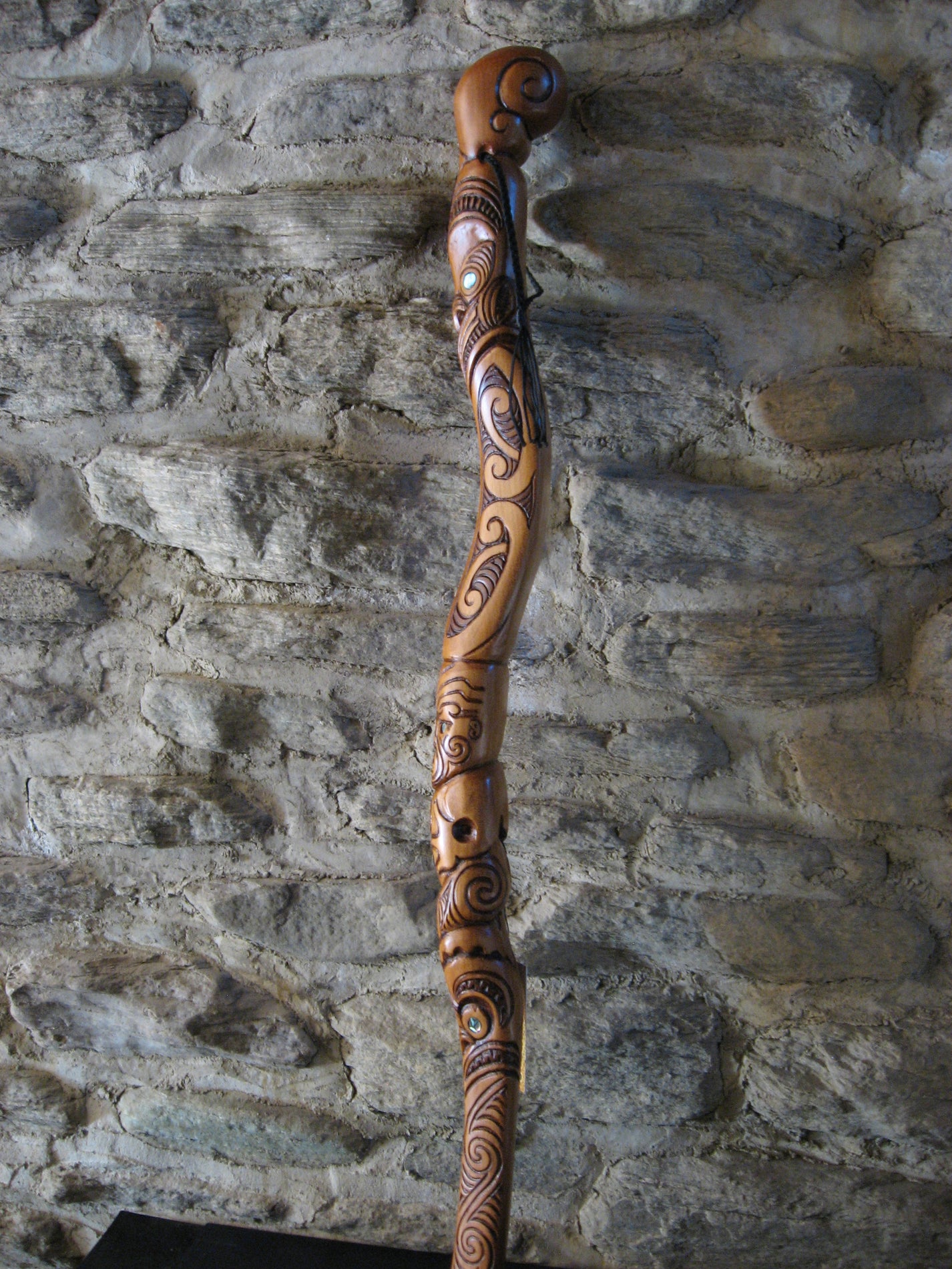 Maori Taonga Tokotoko Wood Carving from Maniapoto Iwi New Zealand ...
